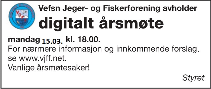 Siste Nytt – Vefsn Jeger- og Fiskerforening – VJFF, jakt, fiske, hund ...